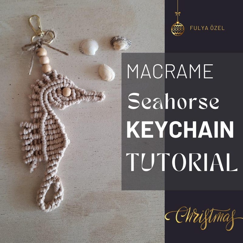 Seahorse Keychain - Etsy