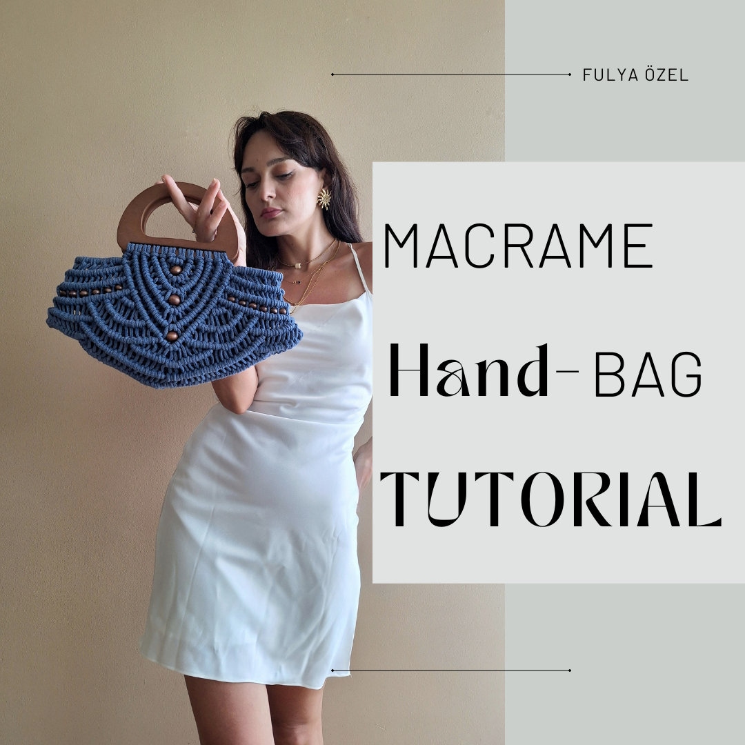 Macrame Bag Tutorial, Macrame Pattern, Handbag Pattern, PDF File ...
