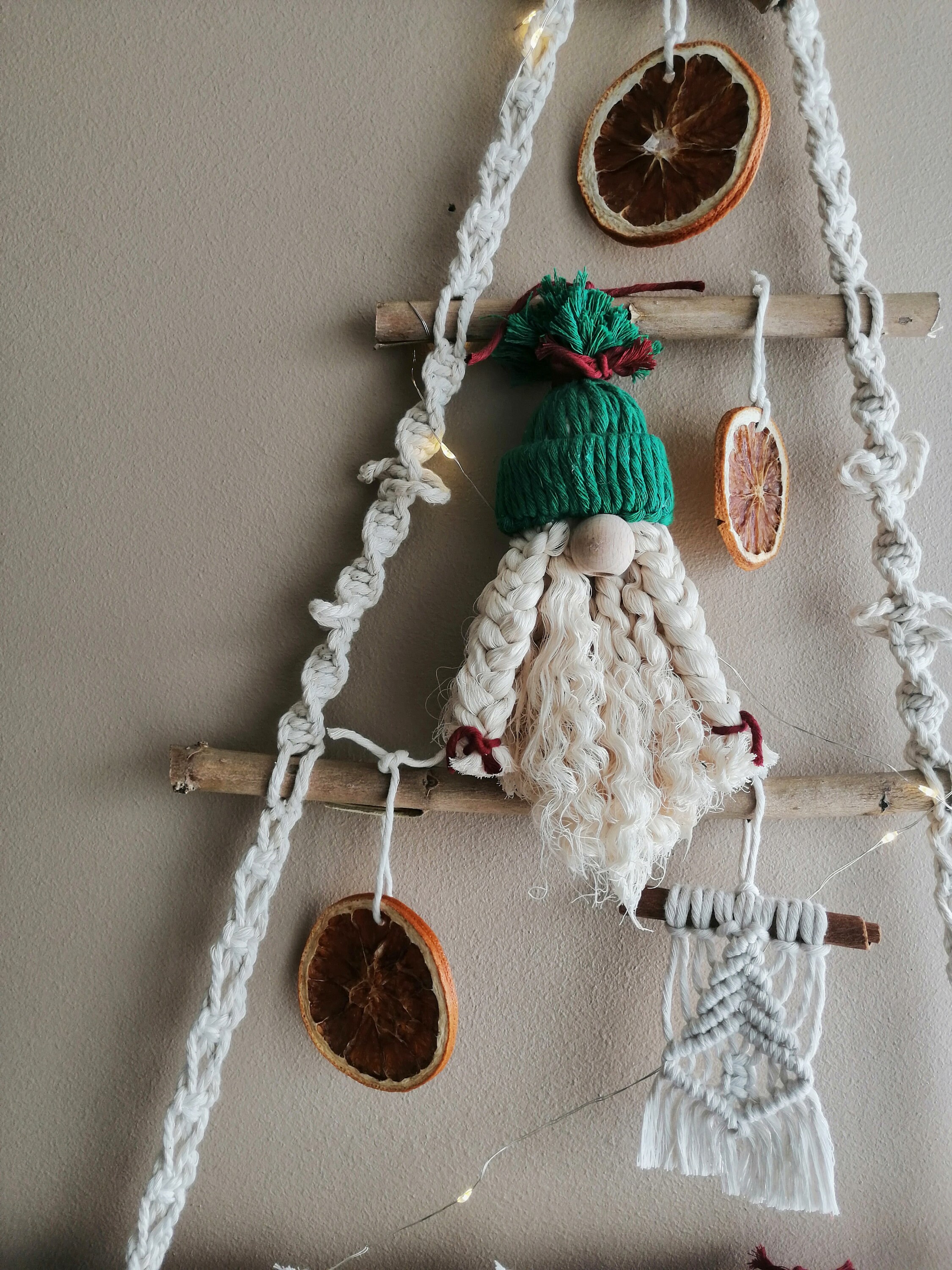 Large Macrame Christmas Tree Bohemian Christmas Tree Macrame - Etsy