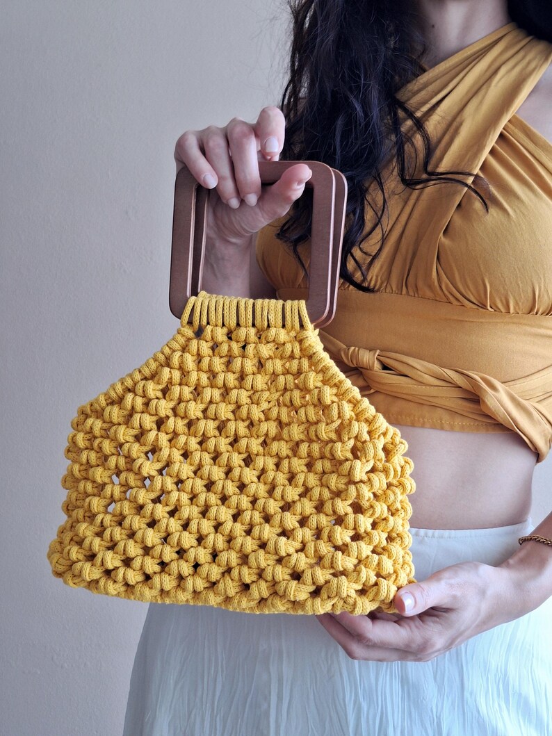 Macrame Bag Tutorial, Macrame Pattern, Handbag Pattern, PDF File ...