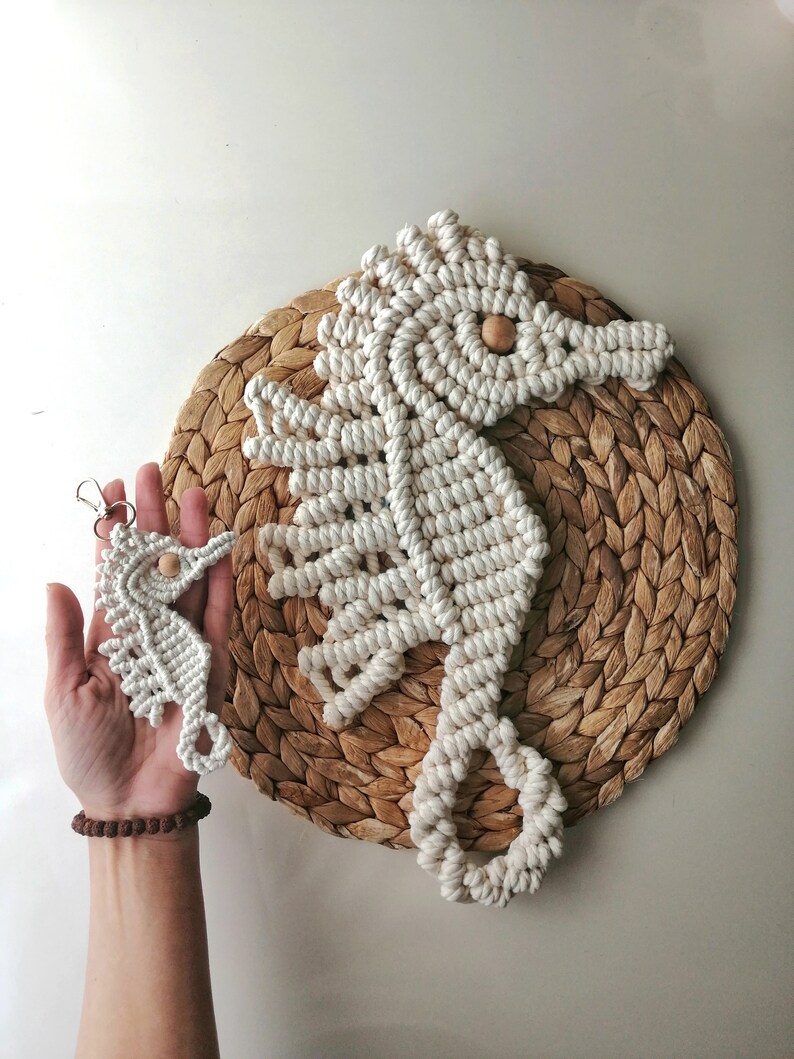 Macrame Seahorse Wall Decor Macrame Kids Room Decor Boys & - Etsy