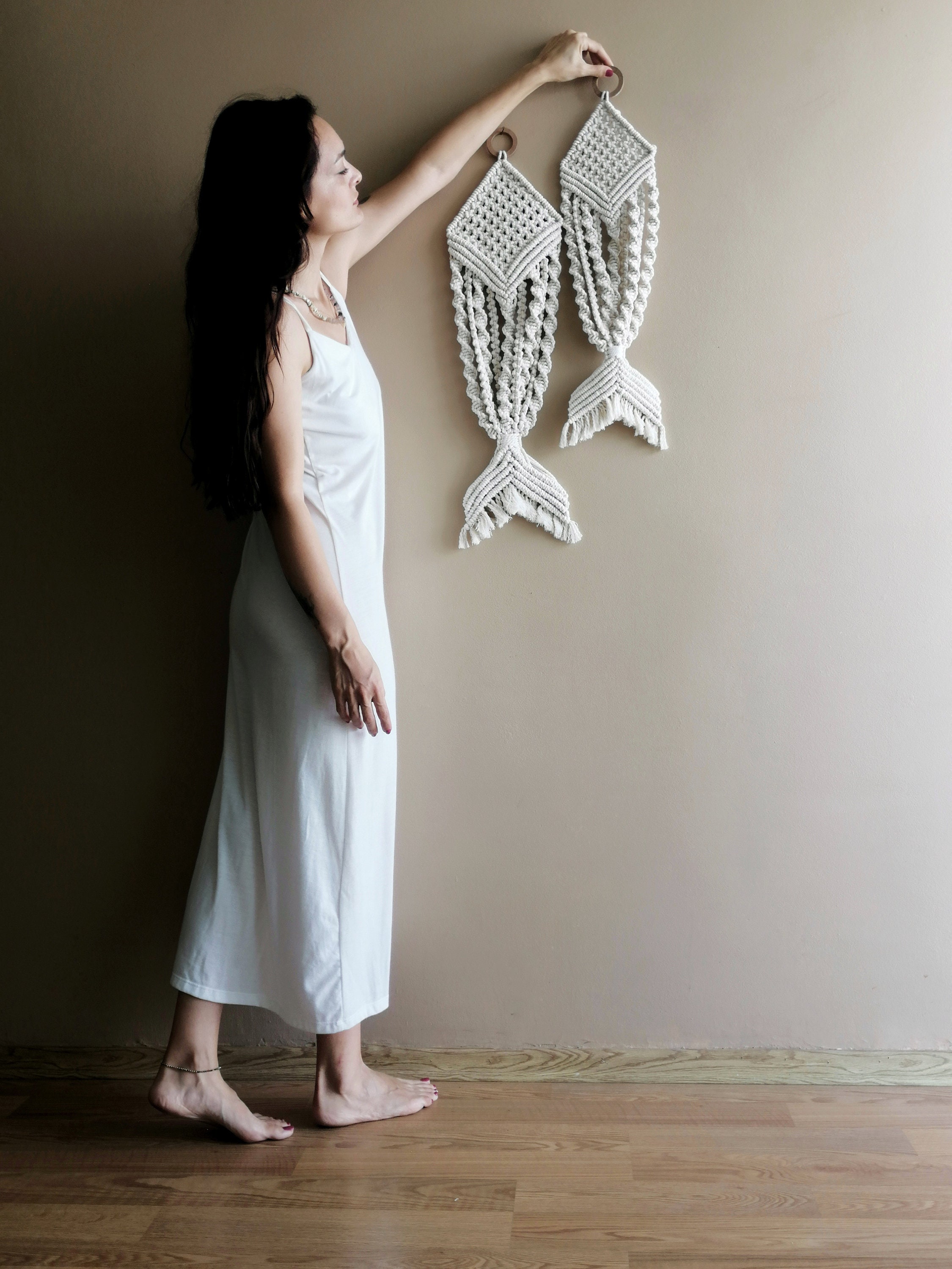 Macrame Fish Wall Decor Boho Summer Home Decoration Macrame - Etsy