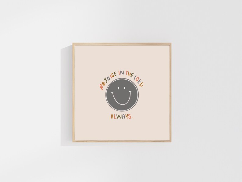 Rejoice in the Lord: DIGITAL PRINT, Christian Printable Wall Art ...