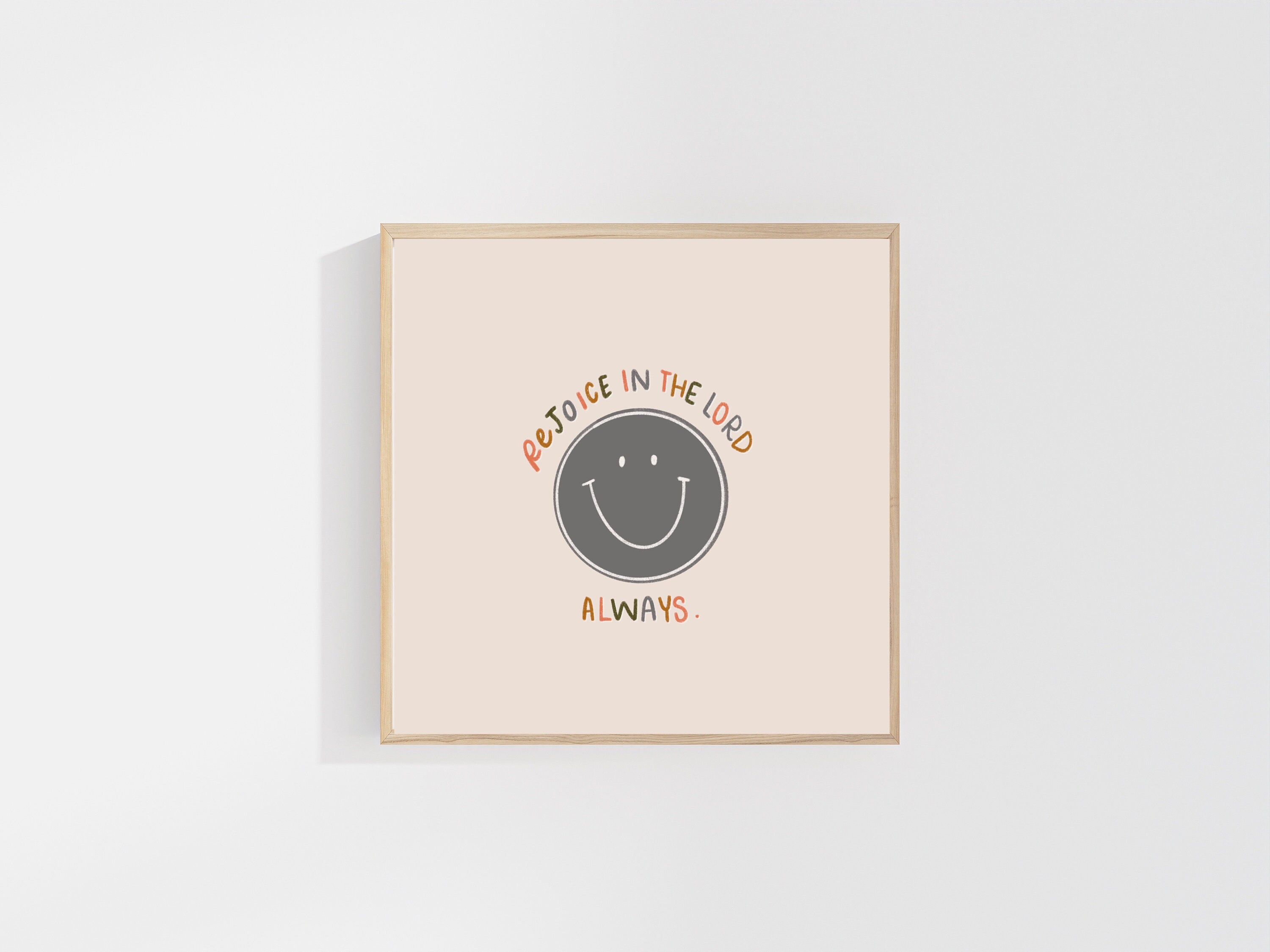 Rejoice in the Lord: DIGITAL PRINT, Christian Printable Wall Art ...