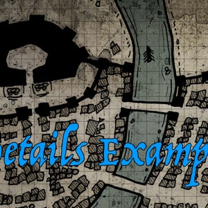 RPG City Generator Big Cities Map Pack 1 With 7 Large Hand Drawn City ...