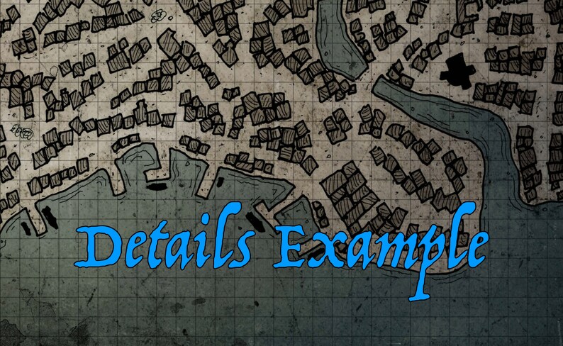 RPG City Generator Big Cities Map Pack 1 With 7 Large Hand Drawn City ...