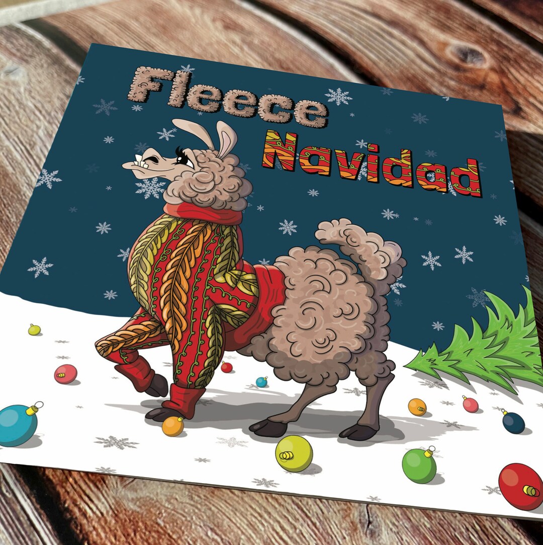 Fleece Navidad | Christmas Card | Feliz Navidad | Happy Christmas ...