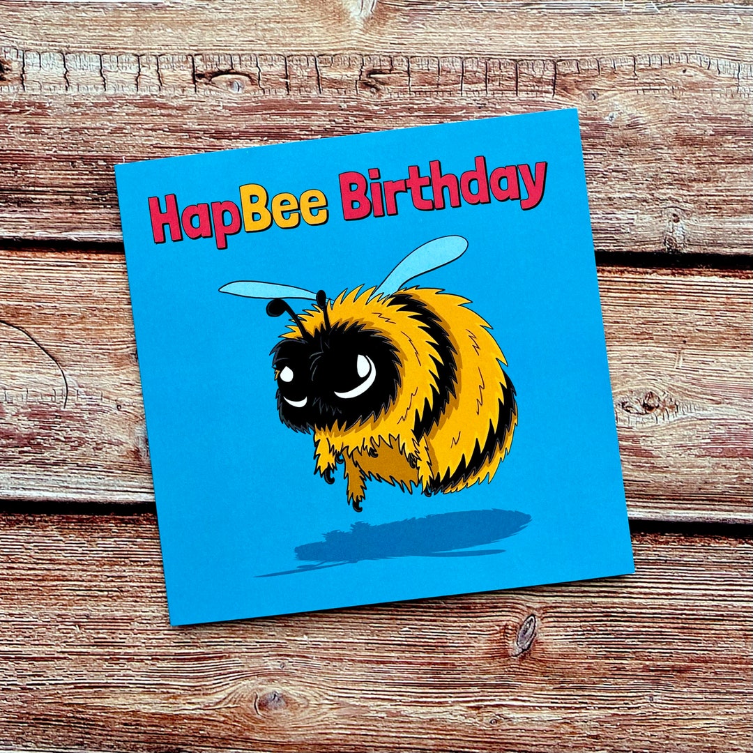 Hapbee Birthday | Happy Birthday | Bee - Etsy