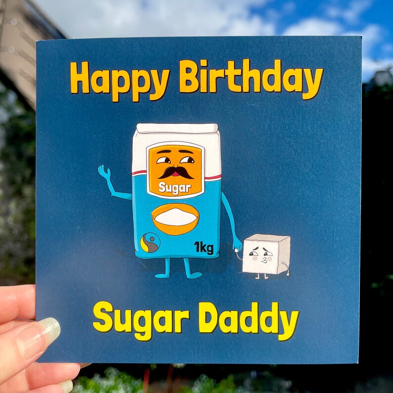 Happy Birthday Sugar Daddy Cheeky Sweet Flirty - Etsy