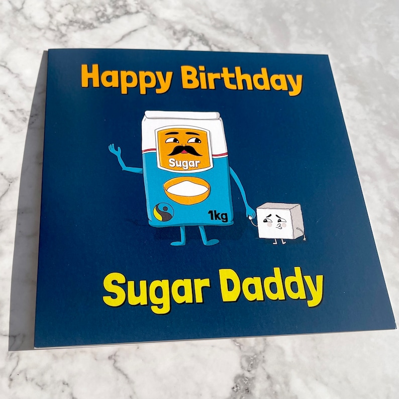 Happy Birthday Sugar Daddy Cheeky Sweet Flirty - Etsy