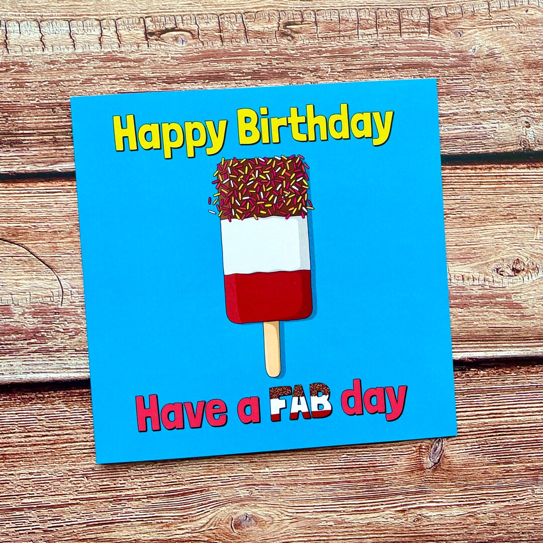 Happy Birthday Have a Fab Day | Pun | Funny - Etsy