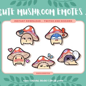 18 Stylised Emote Pack 2 // Instant Download // Cute Emoji Emote Pack ...