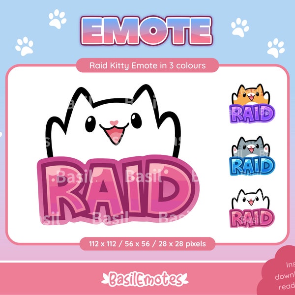 Twitch Raid Emote - Etsy