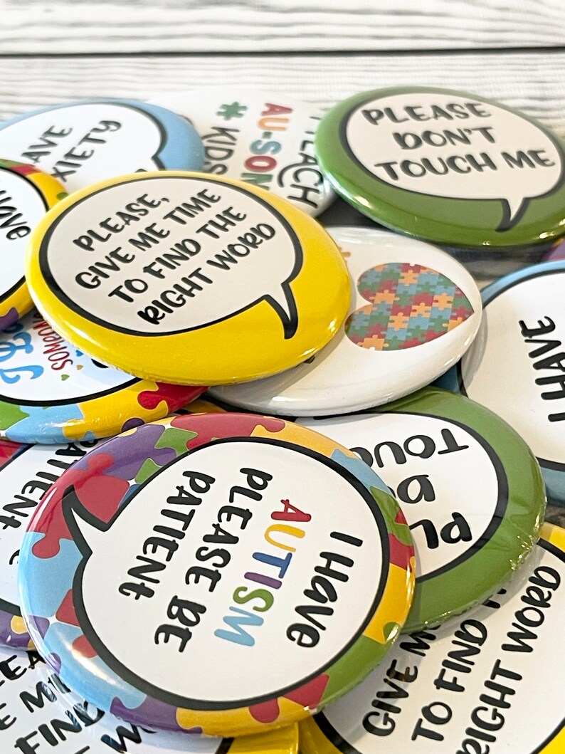 Autism Awareness Button: Be Patient Pin - Etsy