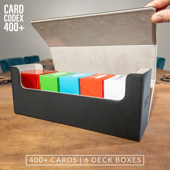 Card Codex 400 TCG Deck Storage Holds Sleeved Cards Deck - Etsy