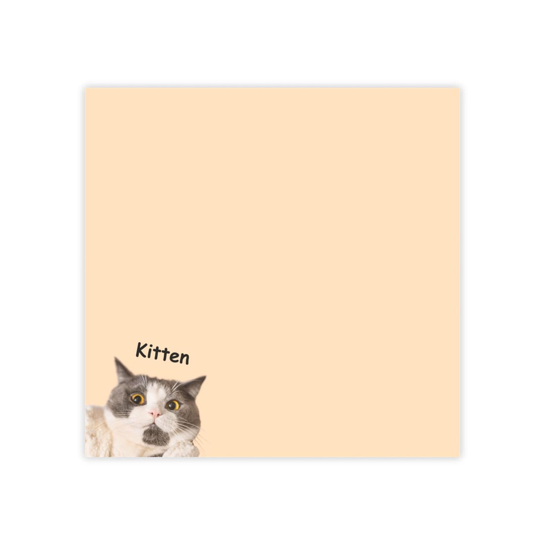 Pet Sticky Notes Personalized Note Pads for Animal Lovers Cute Pet ...