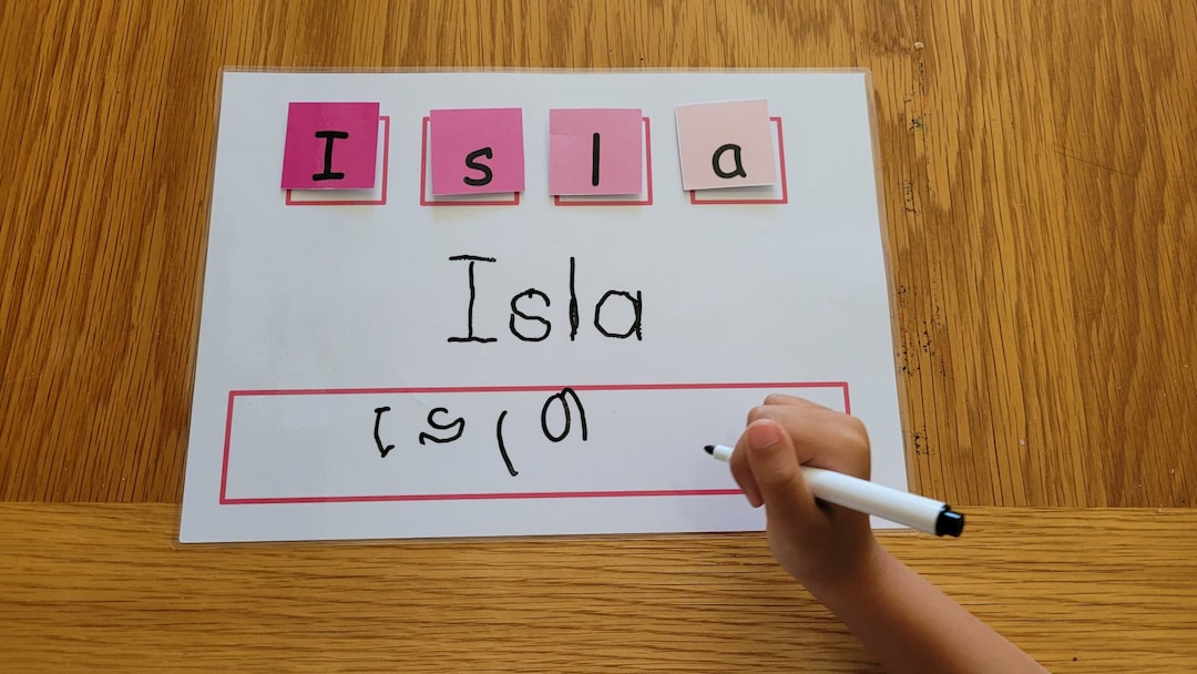 Personalised Eyfs Teaching Resource/ Name Tracing Practice/ School ...