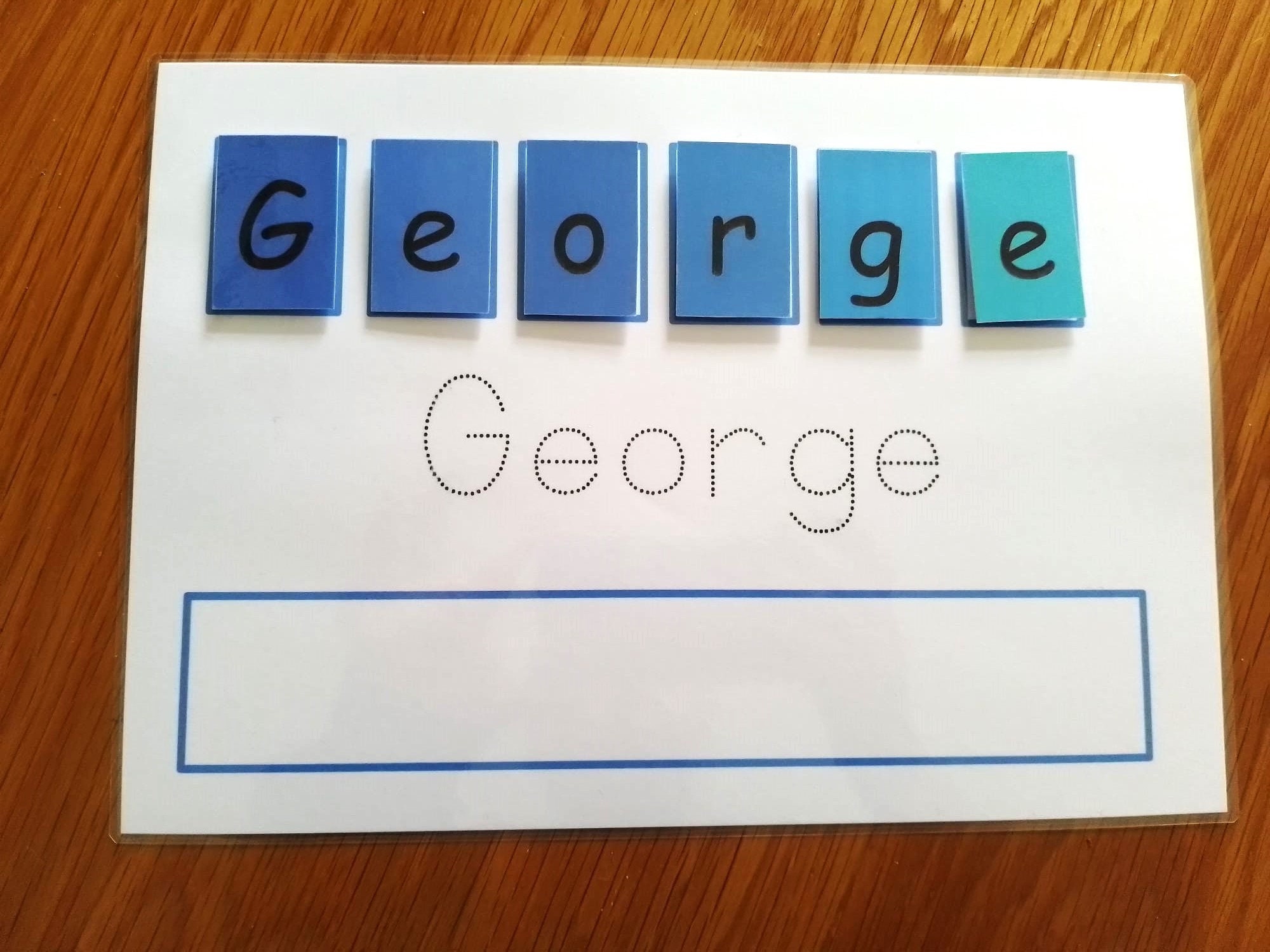 Personalised Eyfs Teaching Resource/ Name Tracing Practice/ School ...
