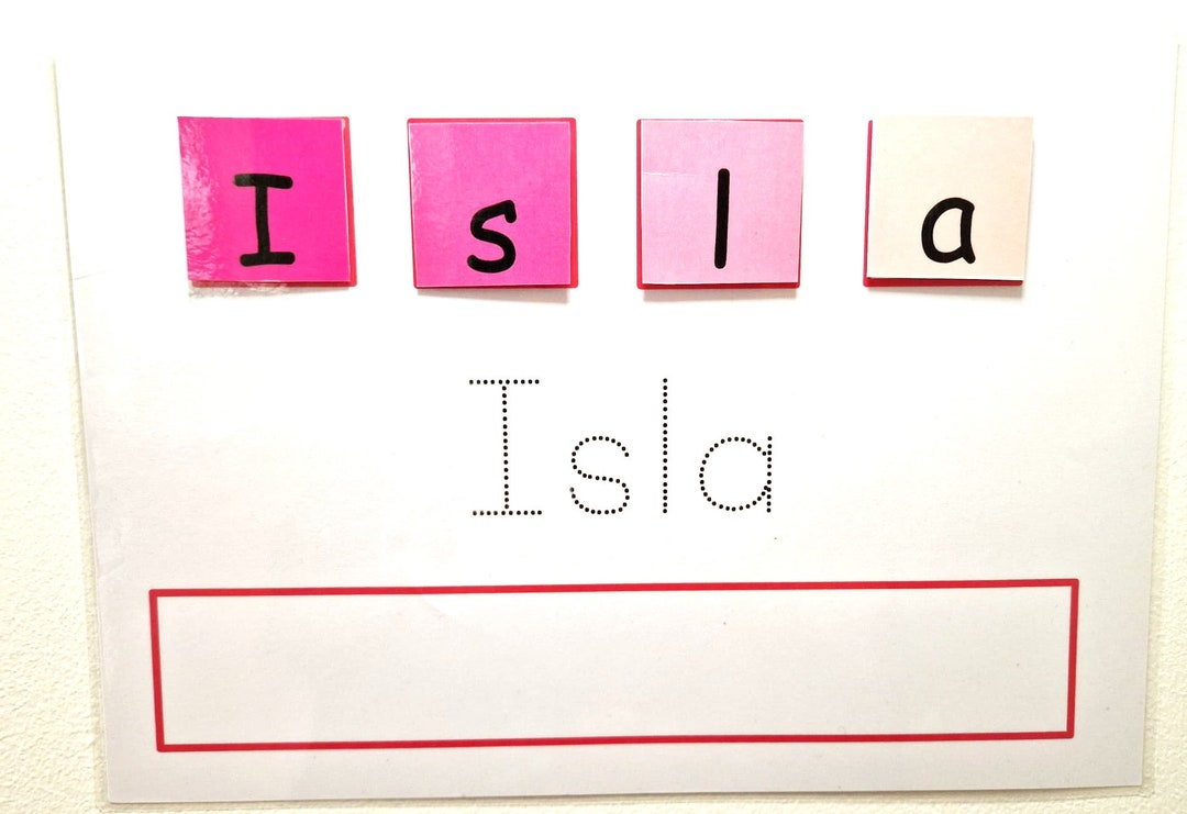 Personalised Name Tracing Resource/ Handwriting Practice/ Name - Etsy