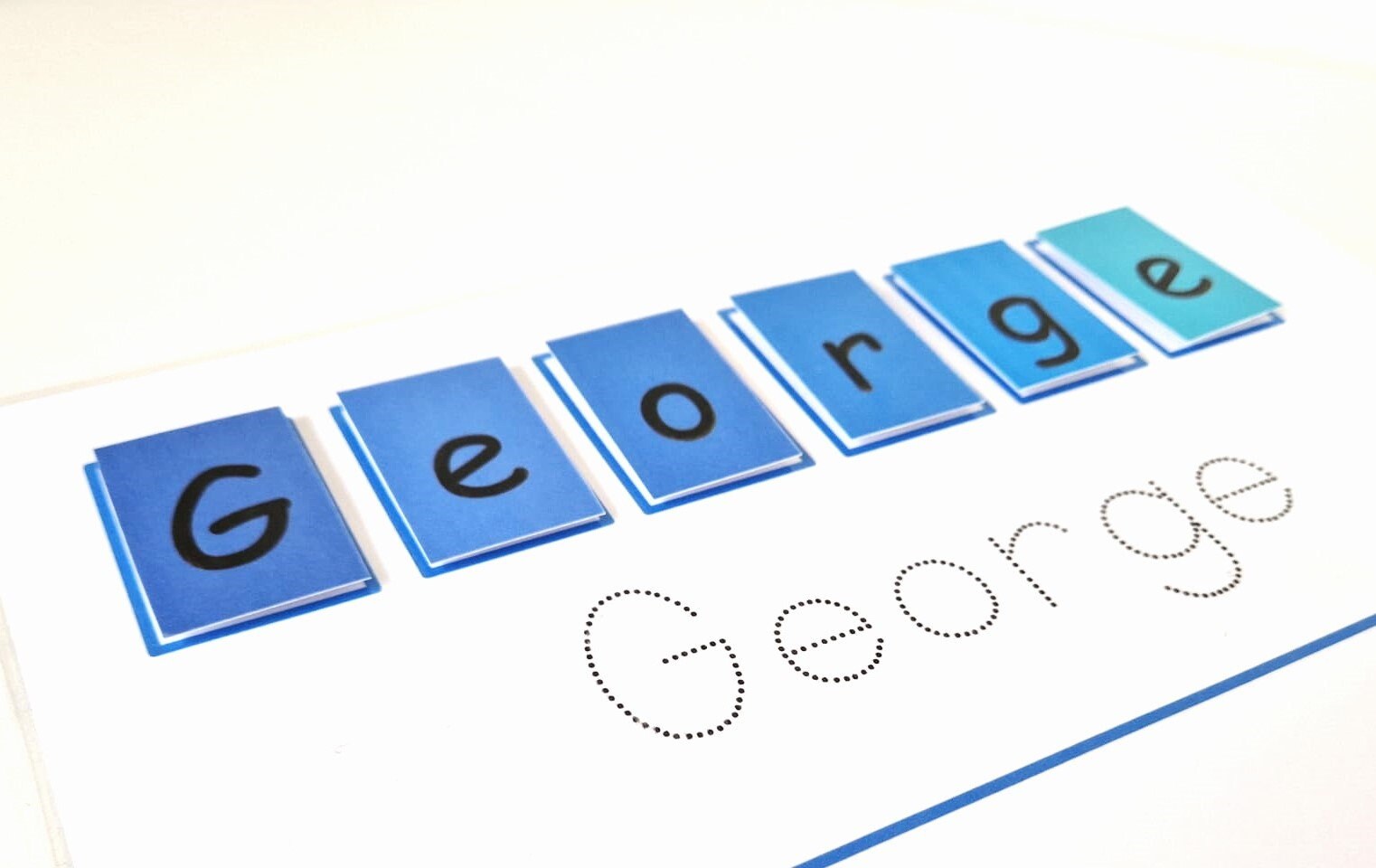 Personalised Eyfs Teaching Resource/ Name Tracing Practice/ School ...