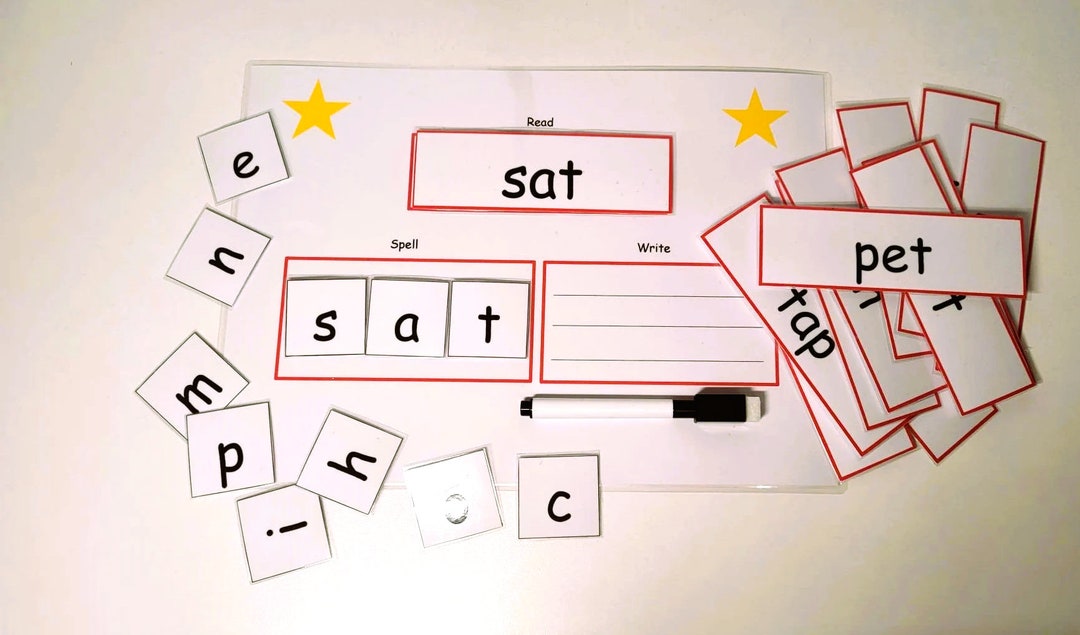 Early Reading/ Writing/ Phonics/ CVC Words/ EYFS/ Letters and Sounds ...
