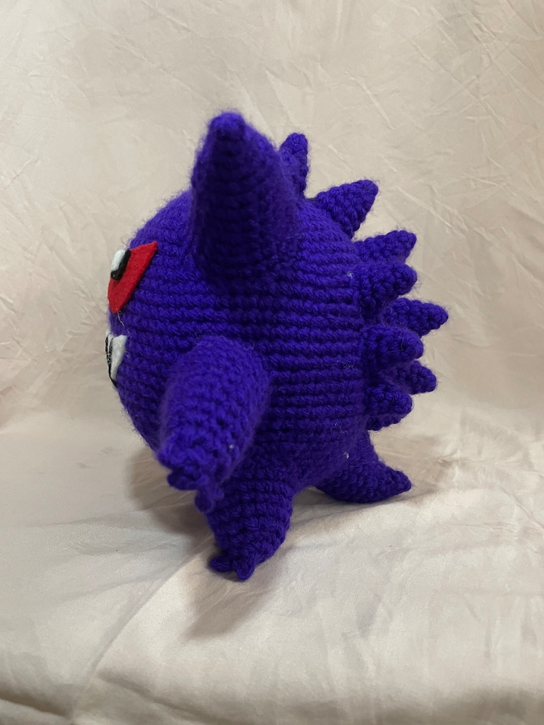 Gengar Amigurumi Handmade Plush Pokémon - Etsy