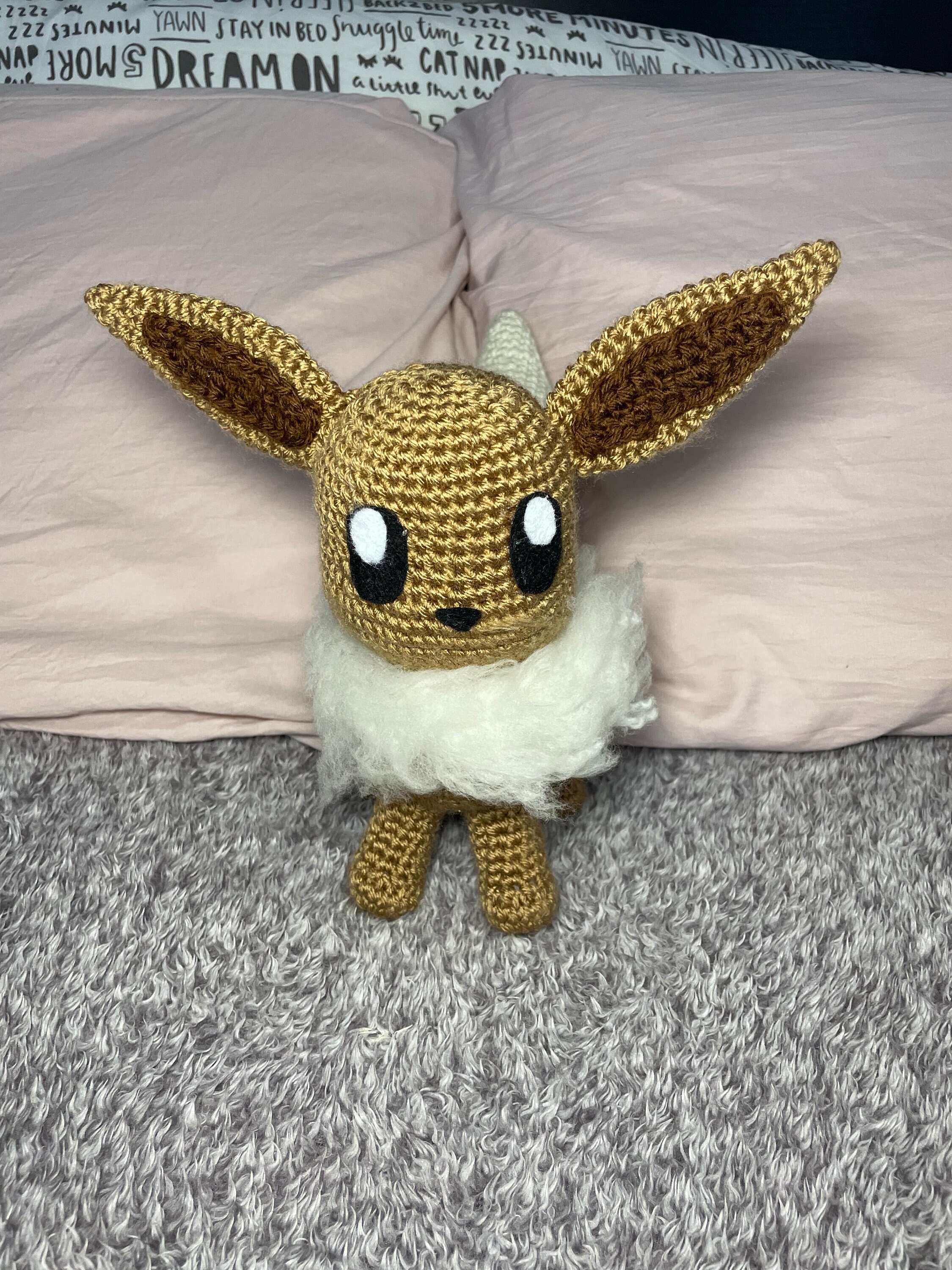 Eevee Crochet Amigurumi Handmade Plush - Etsy