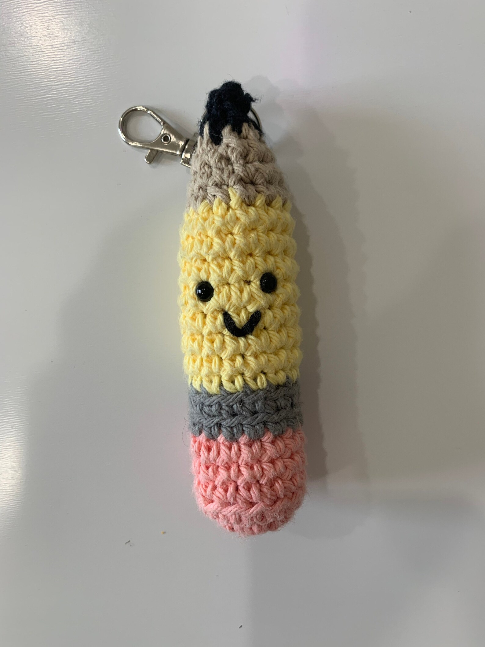 Pencil Amigurumi Stuffed Keychain - Etsy