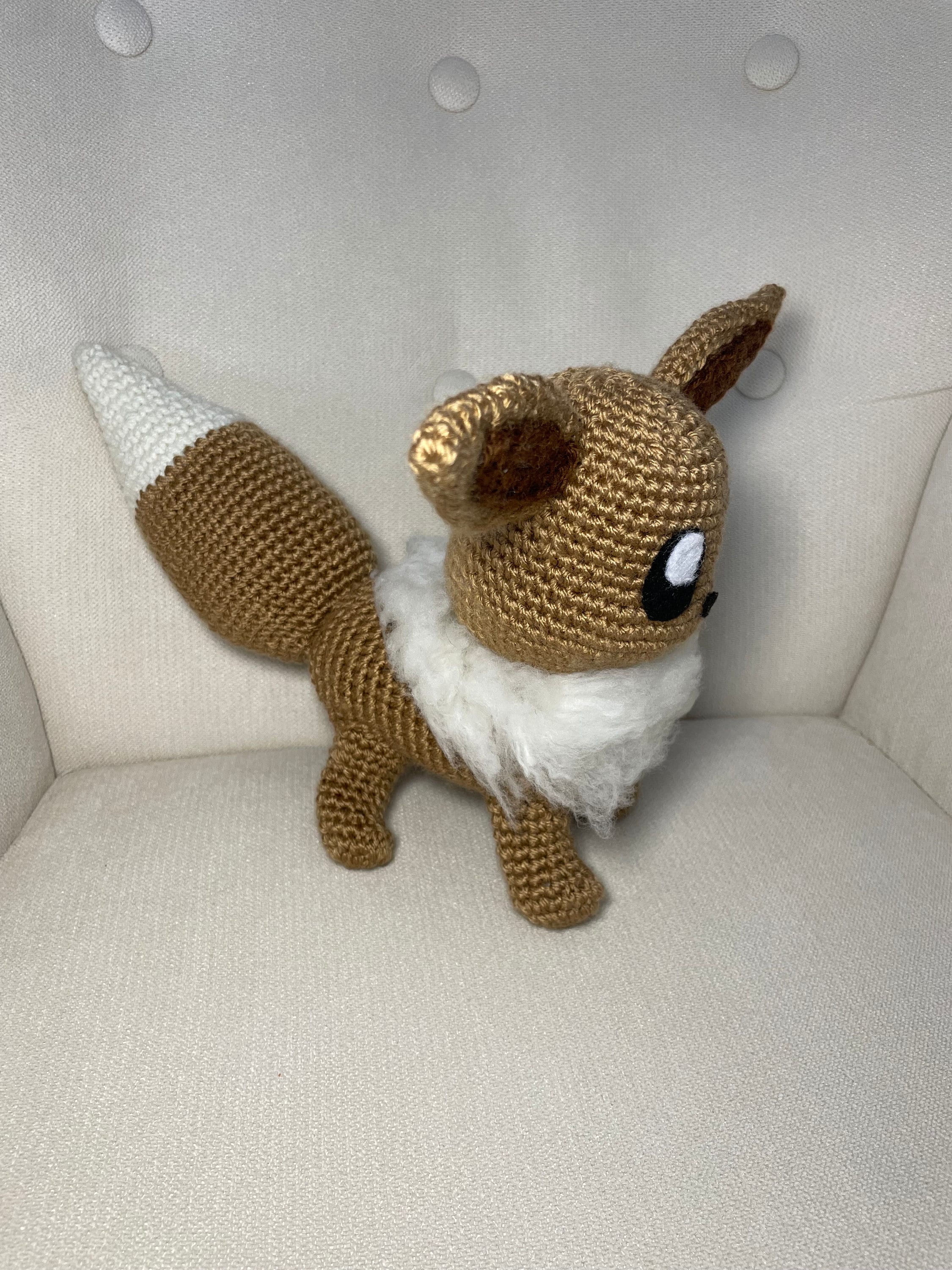 Eevee Crochet Amigurumi Handmade Plush - Etsy