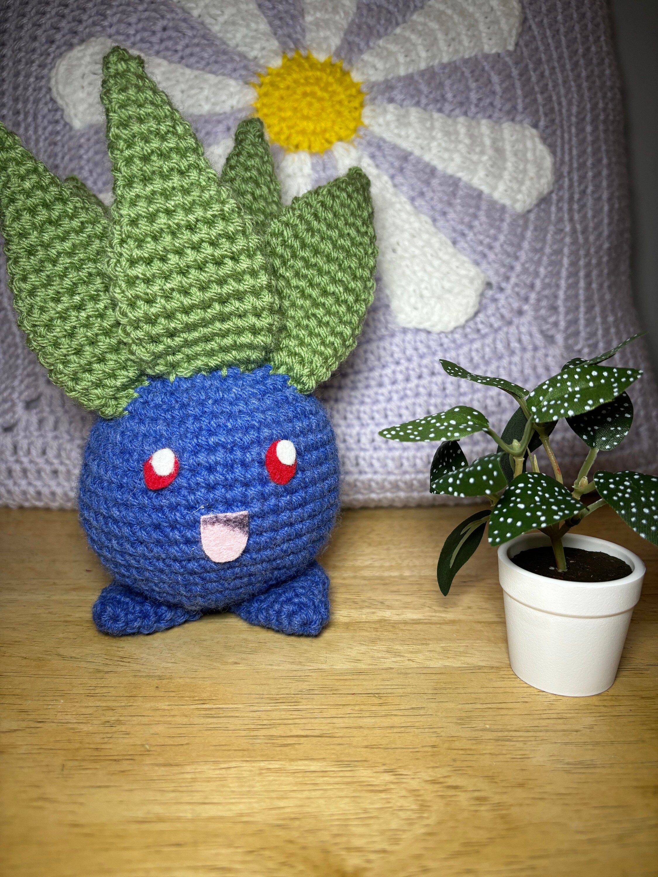 Oddish Amigurumi Handmade Crochet Pokémon Plush - Etsy