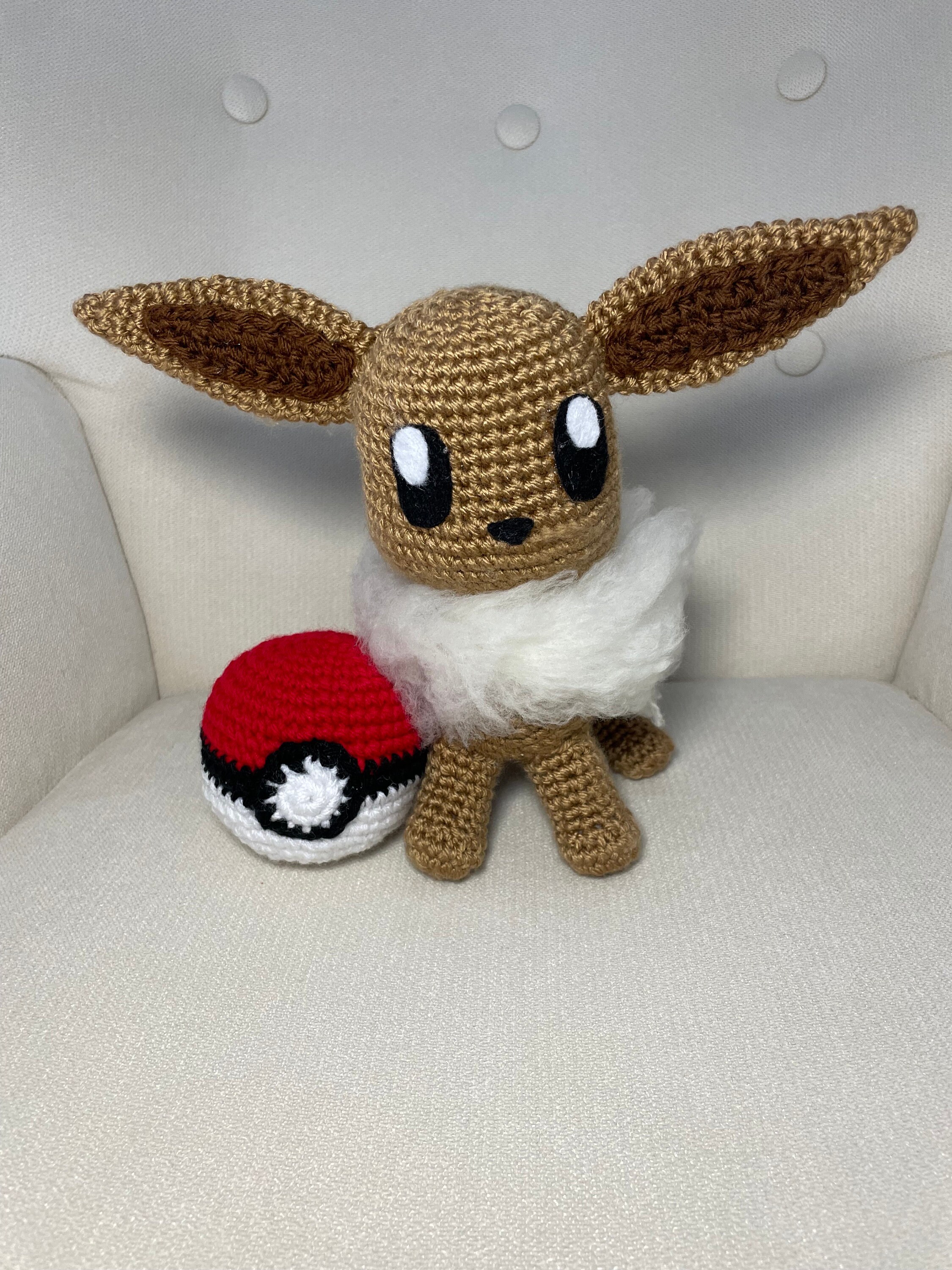 Eevee Crochet Amigurumi Handmade Plush - Etsy