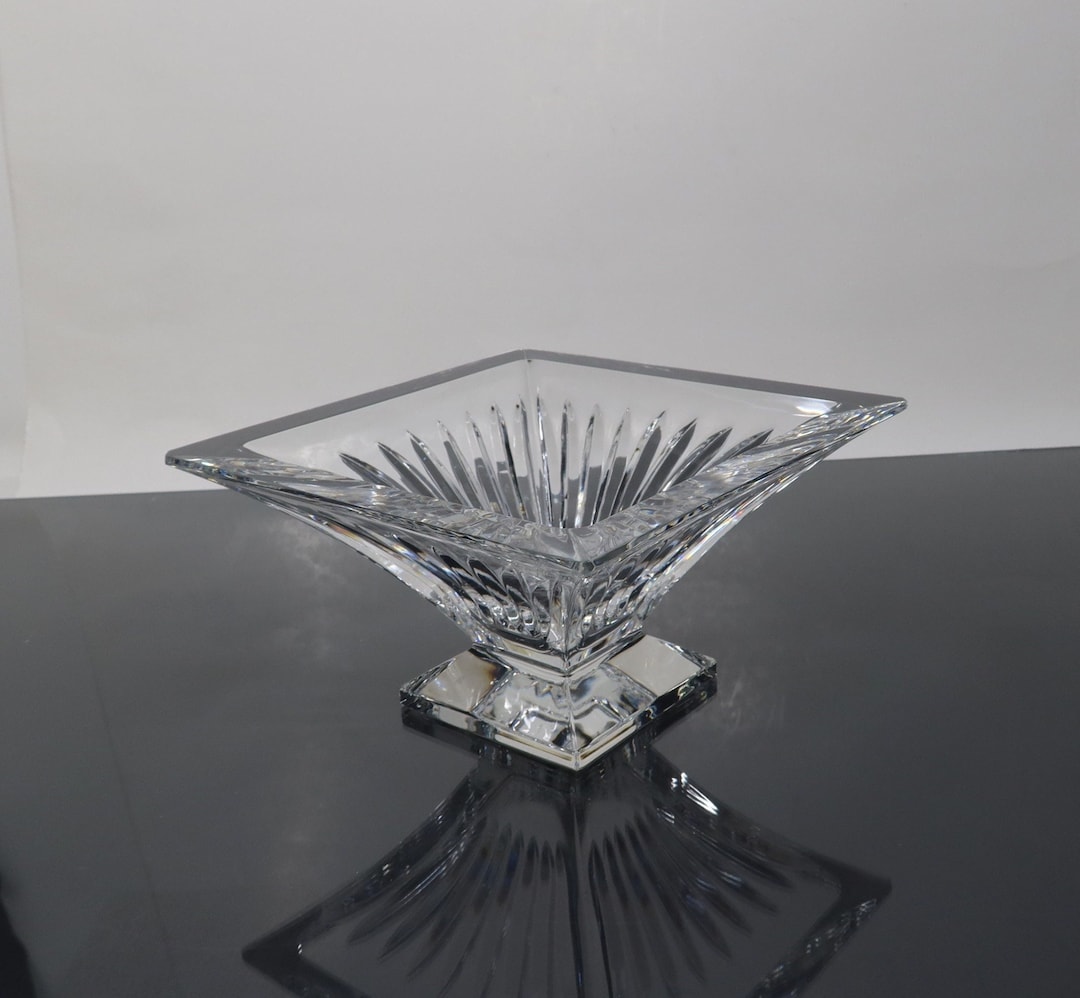 Waterford Crystal clarion Square Bowl - Etsy