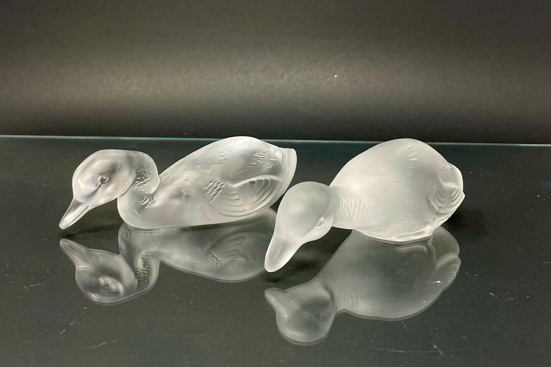 Baccarat France Duck Crystal Figurines - Etsy