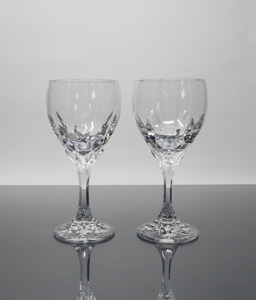 Villeroy & Boch Iris Cut Claret Wine Glasses (2) - Etsy