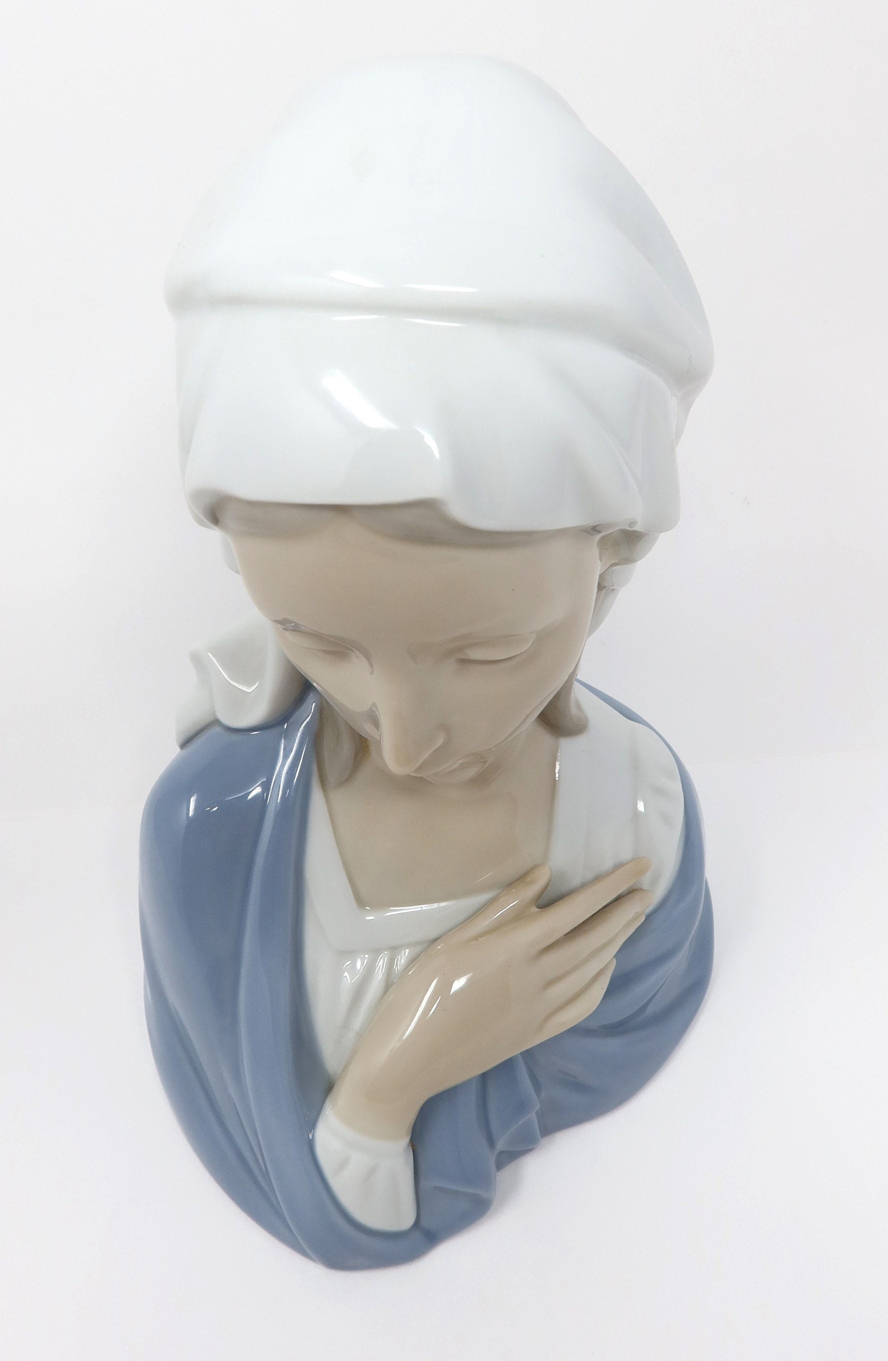 Lladro Figurine 4649 of Madonna Head Porcelain Sculpture - Etsy
