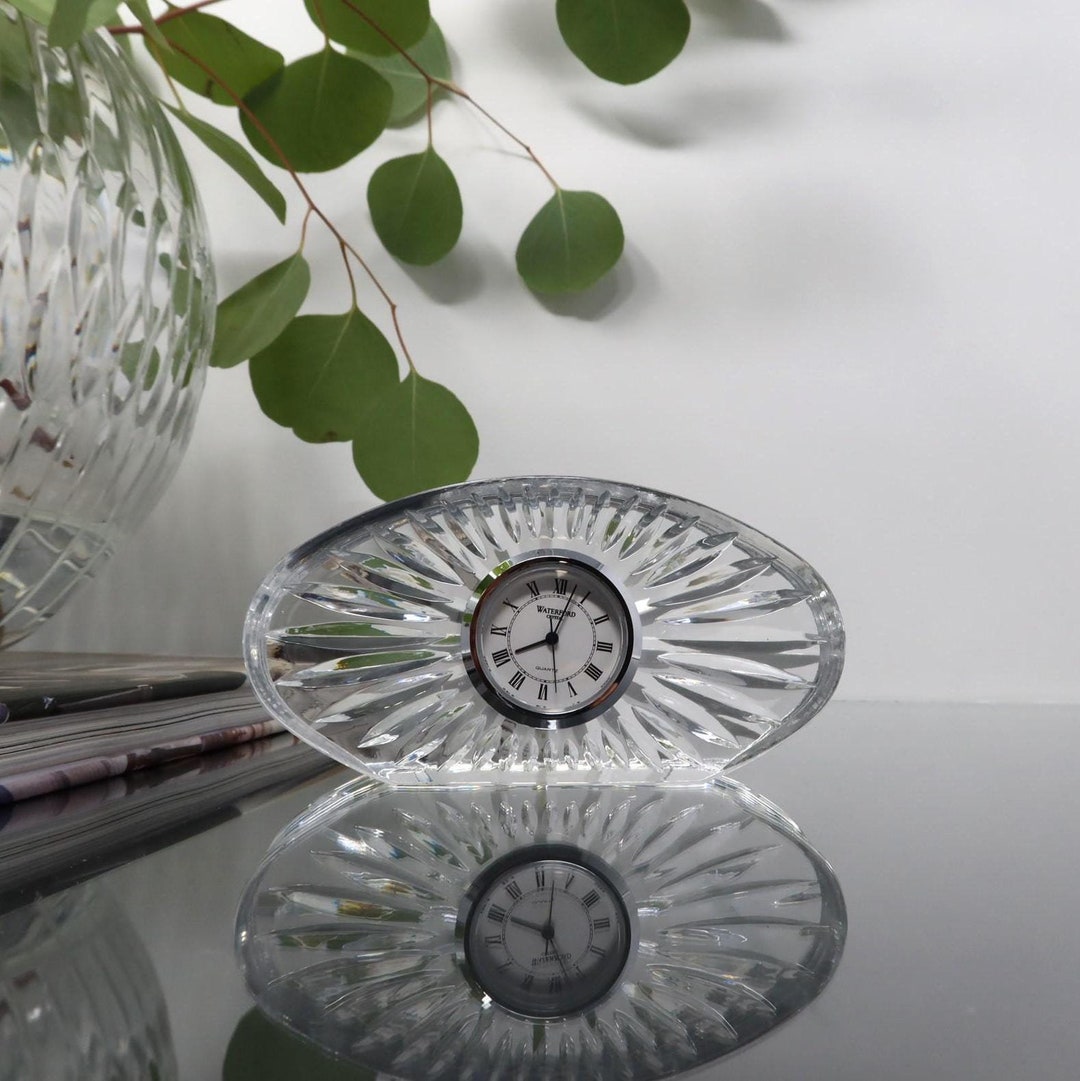 Waterford Small Oval Quartz Clock - Etsy