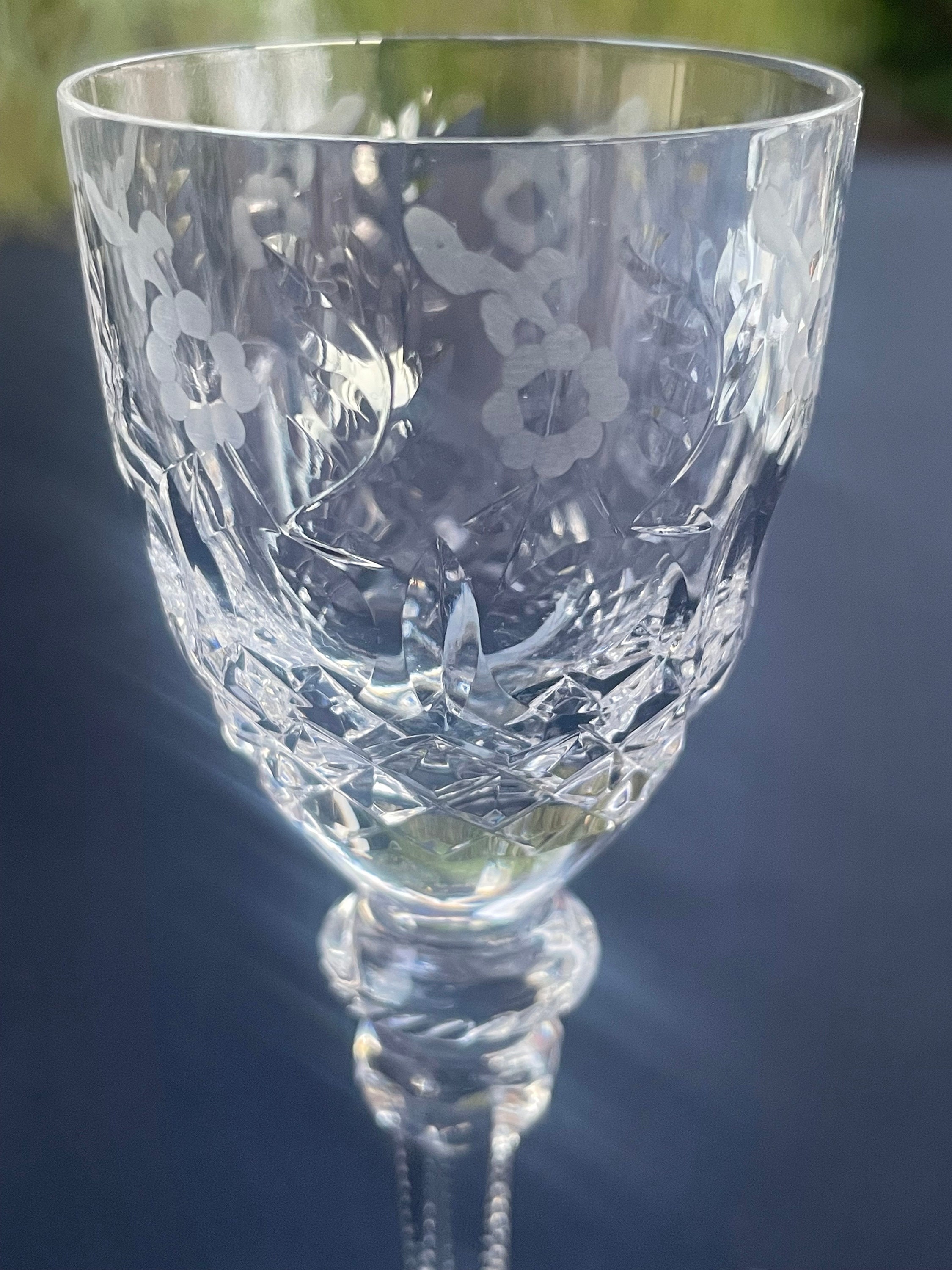 Rogaska Crystal gallia Cordial Glasses - Etsy