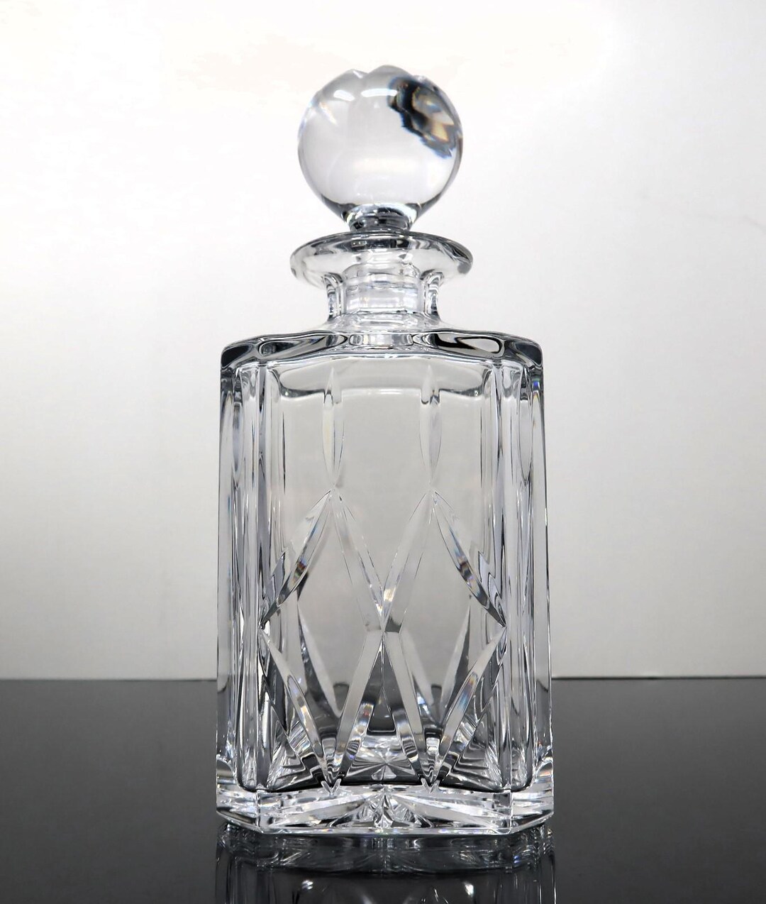 Crystal Spirit Decanter and Stopper | Barware Essentials - Etsy