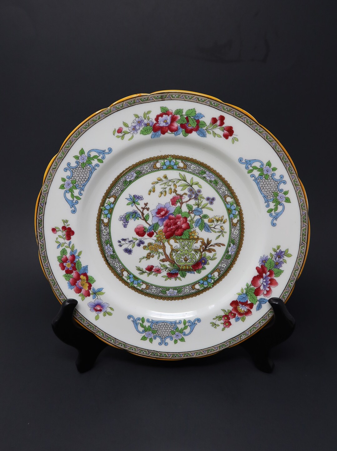 Paragon " Tree of Kashmir" Plate, Queen Elizabeth. - Etsy
