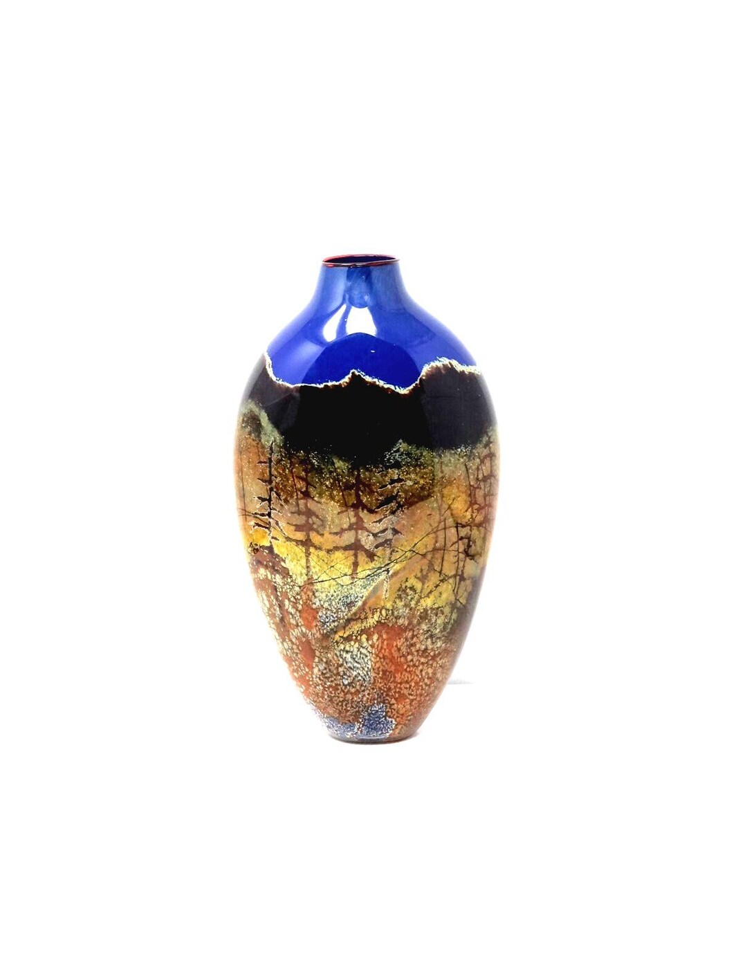 Richard Satava Landscape Collection Art Decorative Vase 14" - Etsy