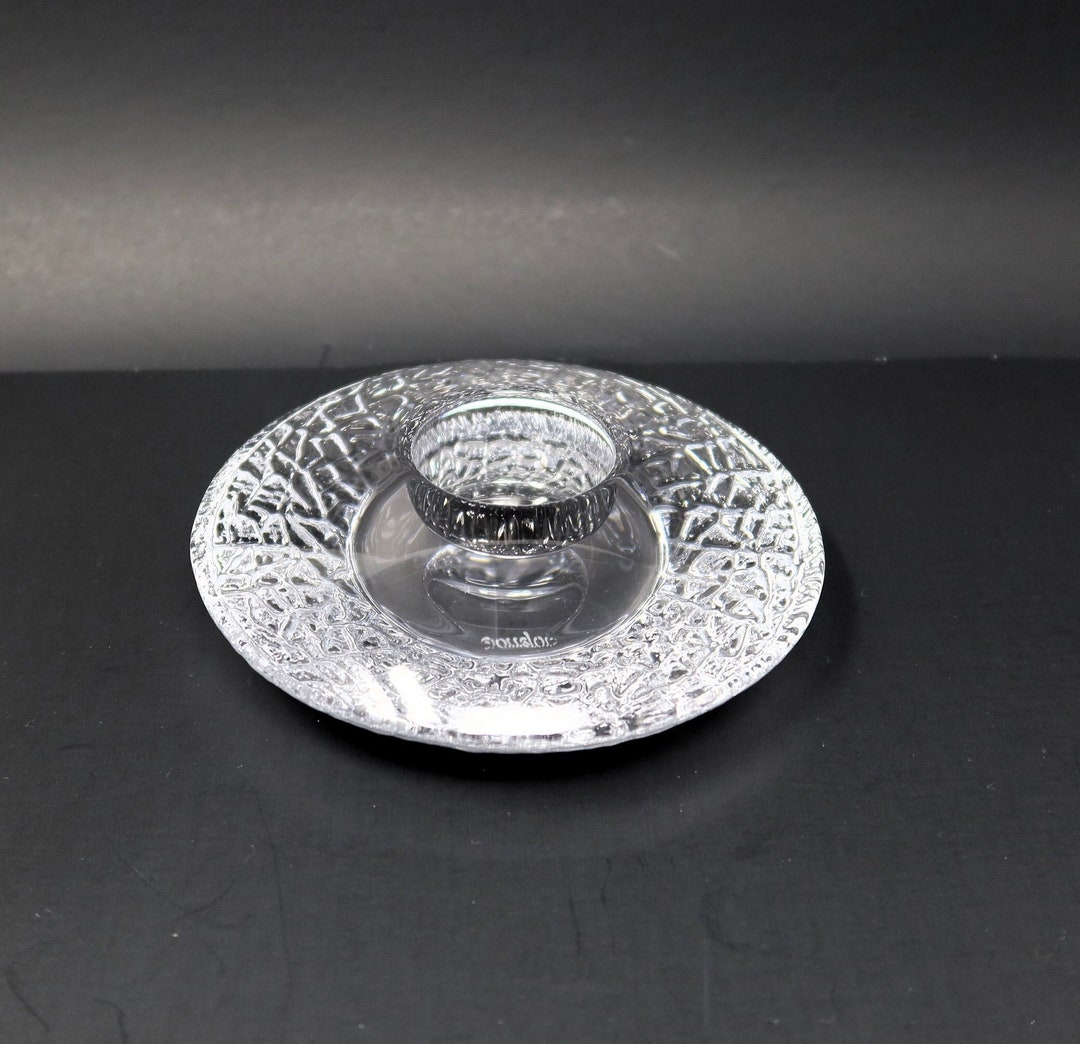 Orrefors Sweeden Discus Votive Candleholder - Etsy