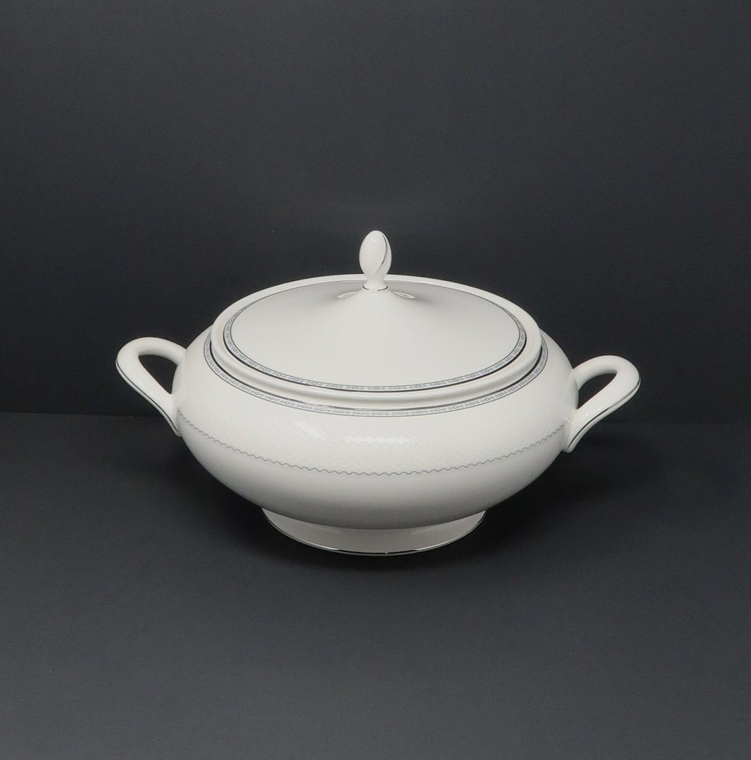 Royal Bone China Diamond Pattern Vegetable/tureen Bowl W/lid - Etsy