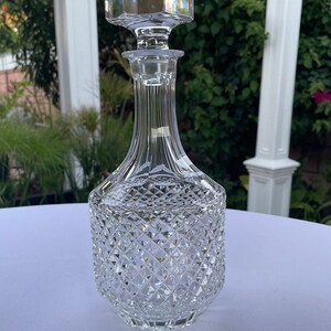 Galway Crystal Decanter Stopper and 4 Matching Liquor Glasses - Etsy