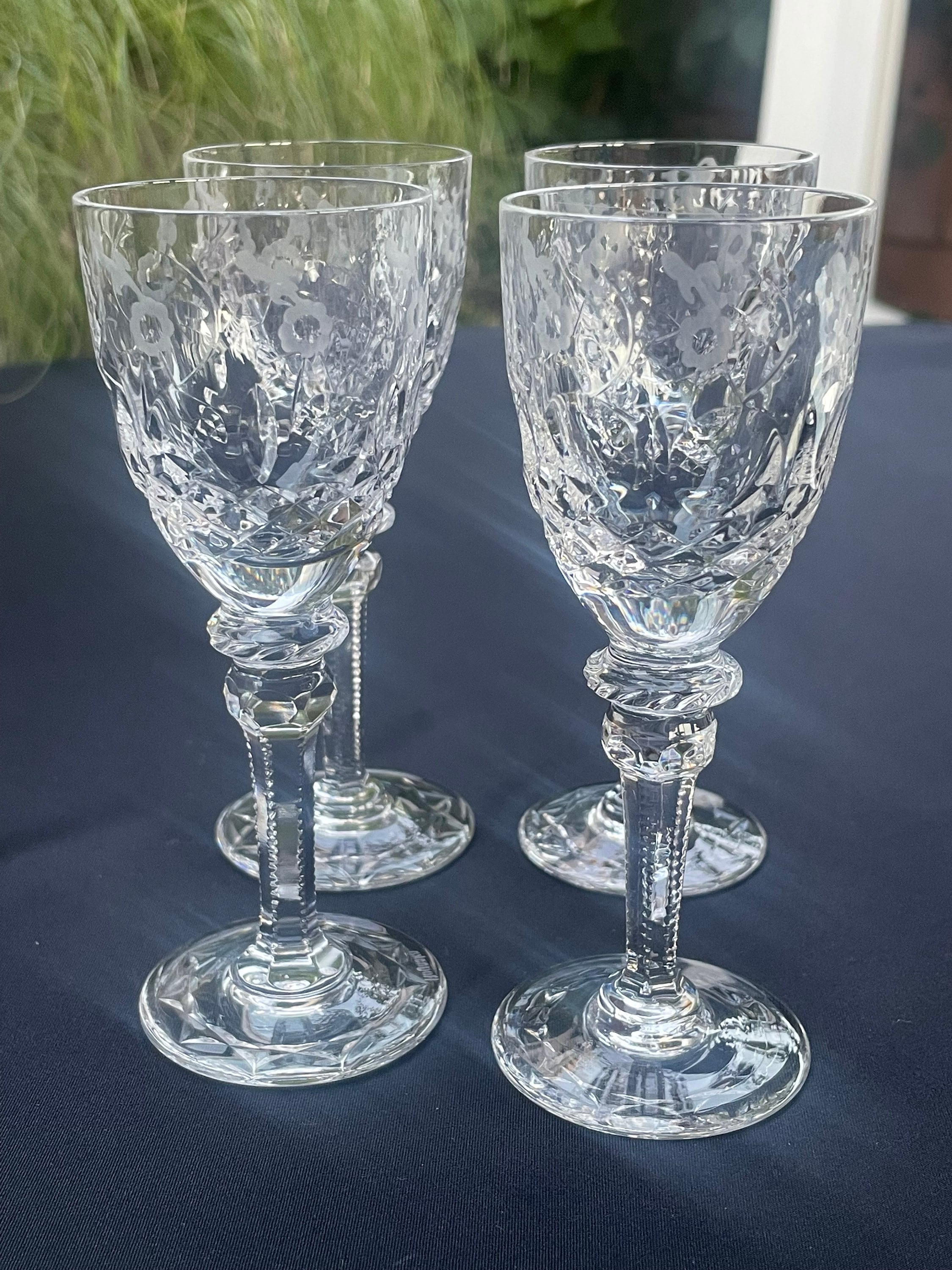 Rogaska Crystal gallia Cordial Glasses - Etsy