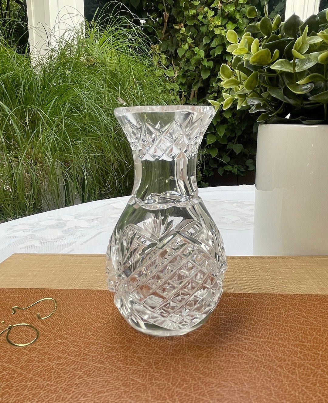 Heritage Irish Crystal "shannon" Pattern Bud Vase 4" - Etsy