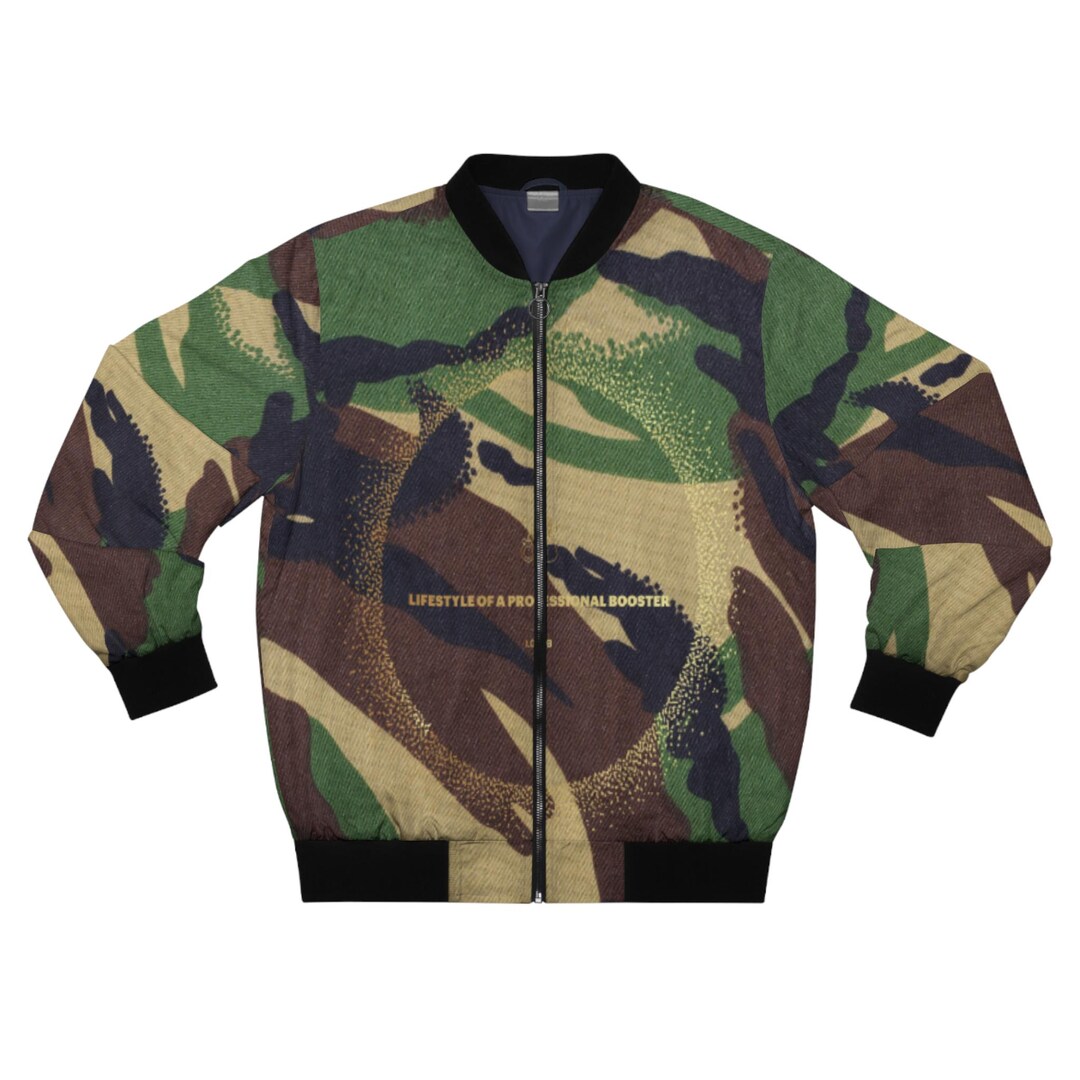 Lifestyle of A Professional Booster-men's Bomber Jacket (AOP) - Etsy