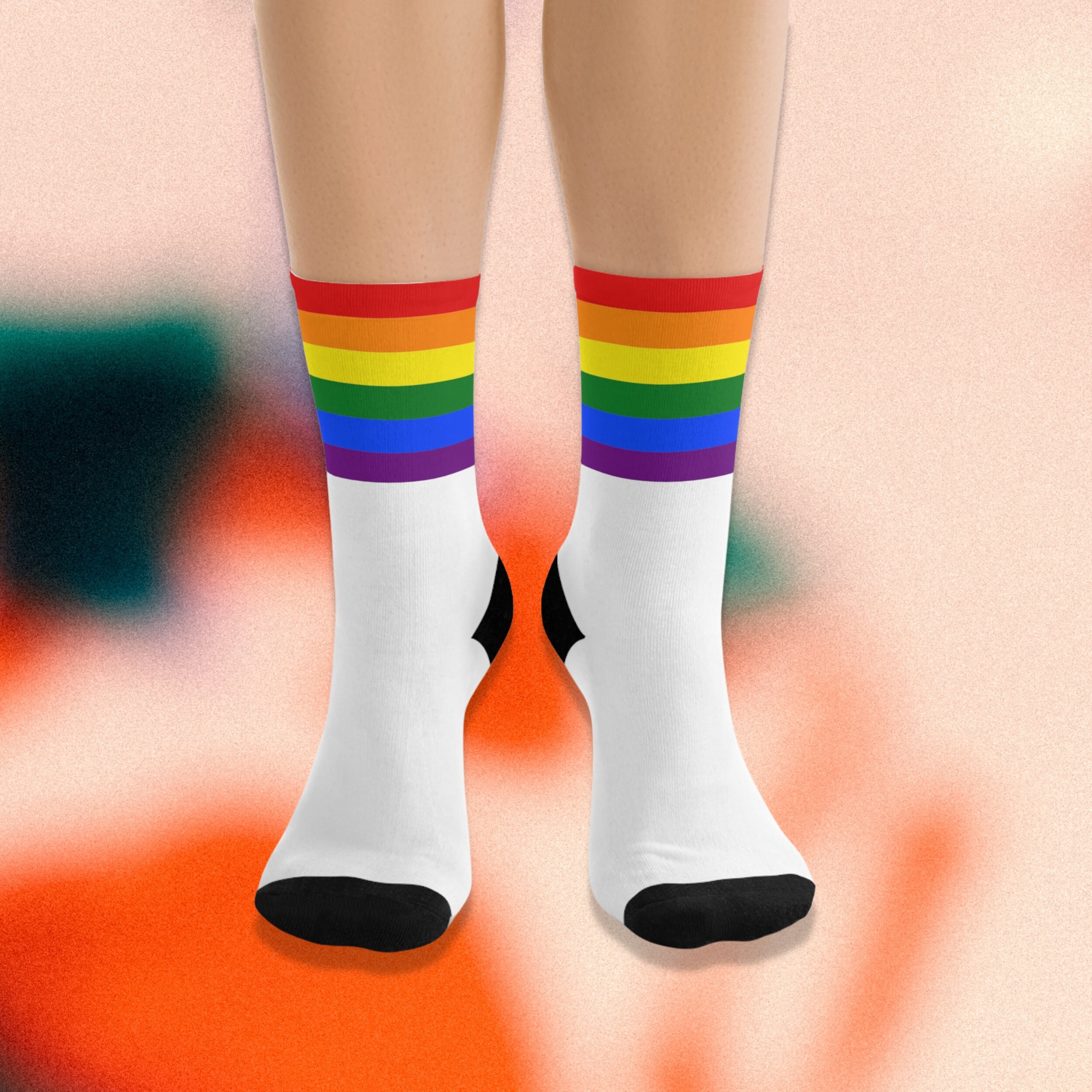 Gay Pride Flag Socks for LGBTQ Pride Outfit - Etsy