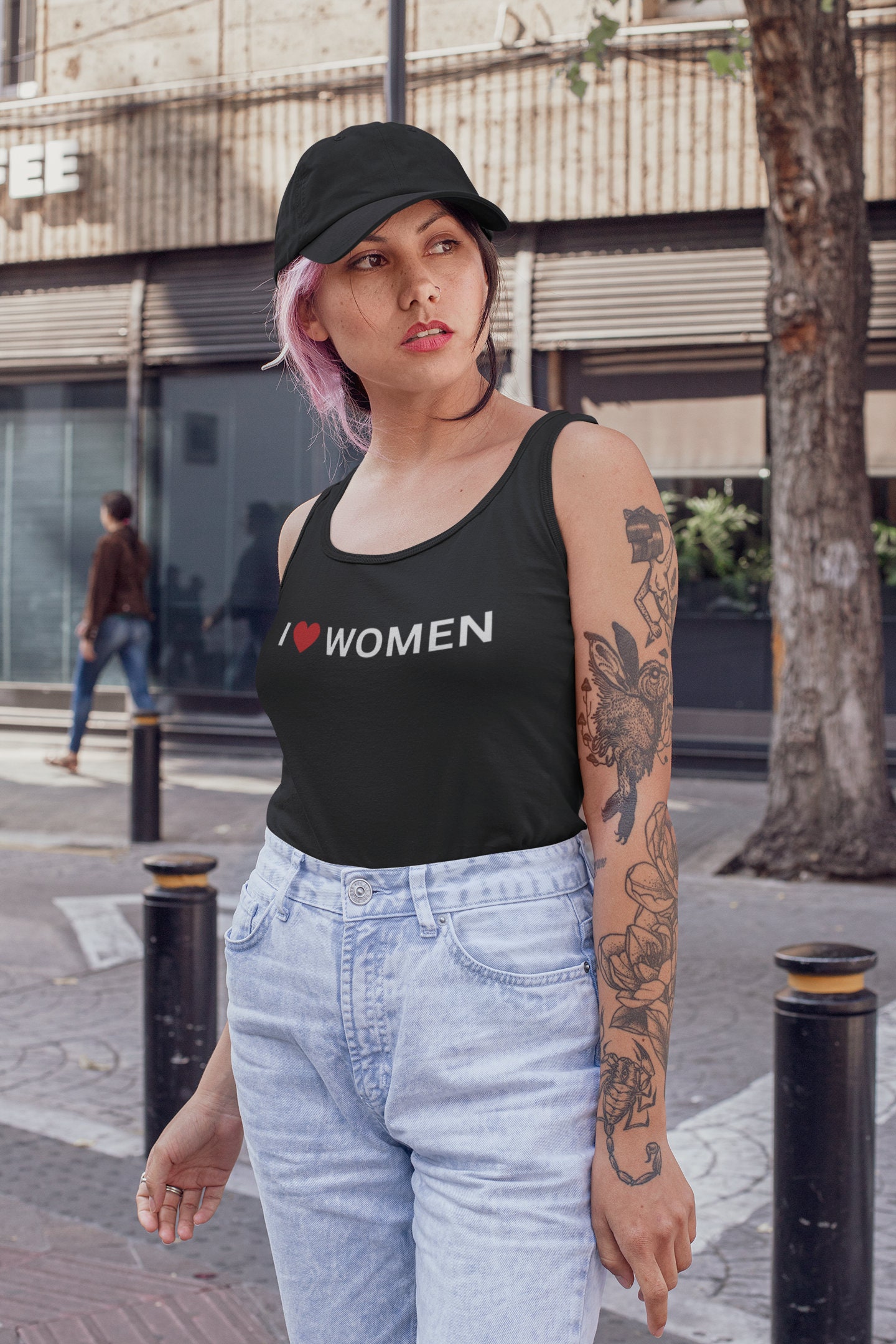 Lesbian Tank Top i Love Women Lesbian Pride - Etsy