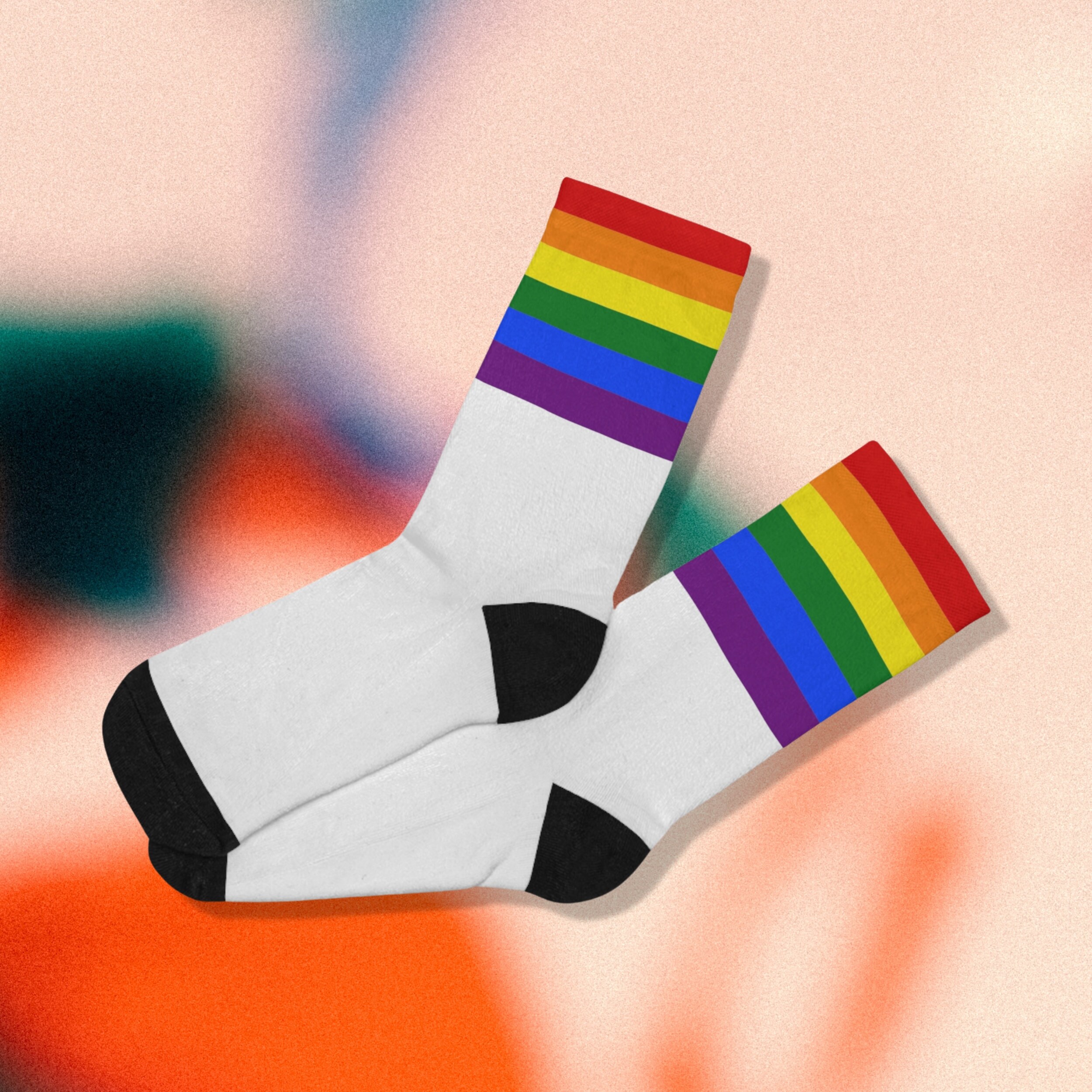 Gay Pride Flag Socks for LGBTQ Pride Outfit - Etsy