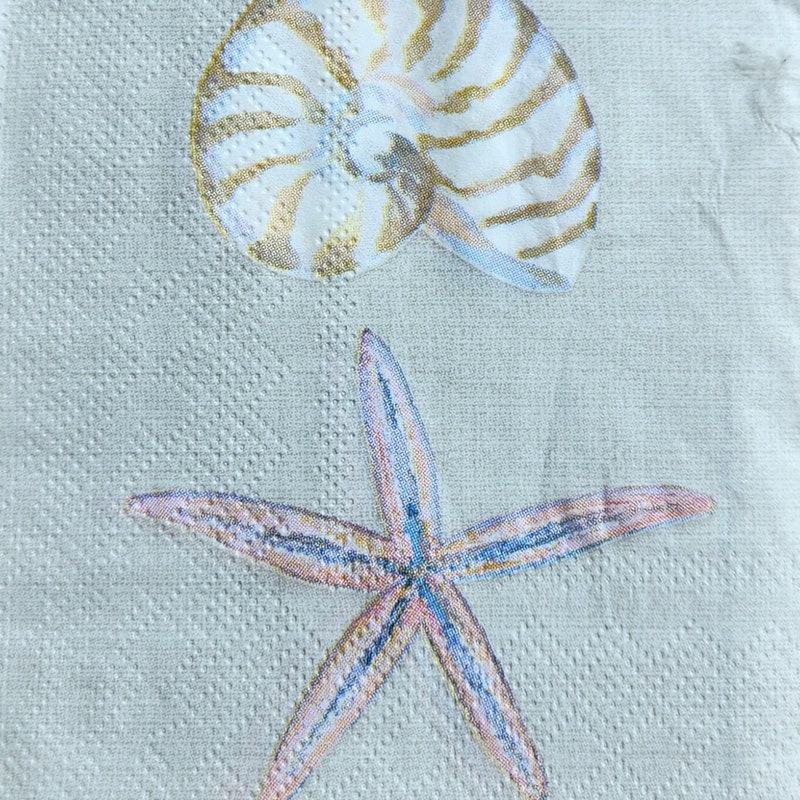 Seashell Napkin - Etsy